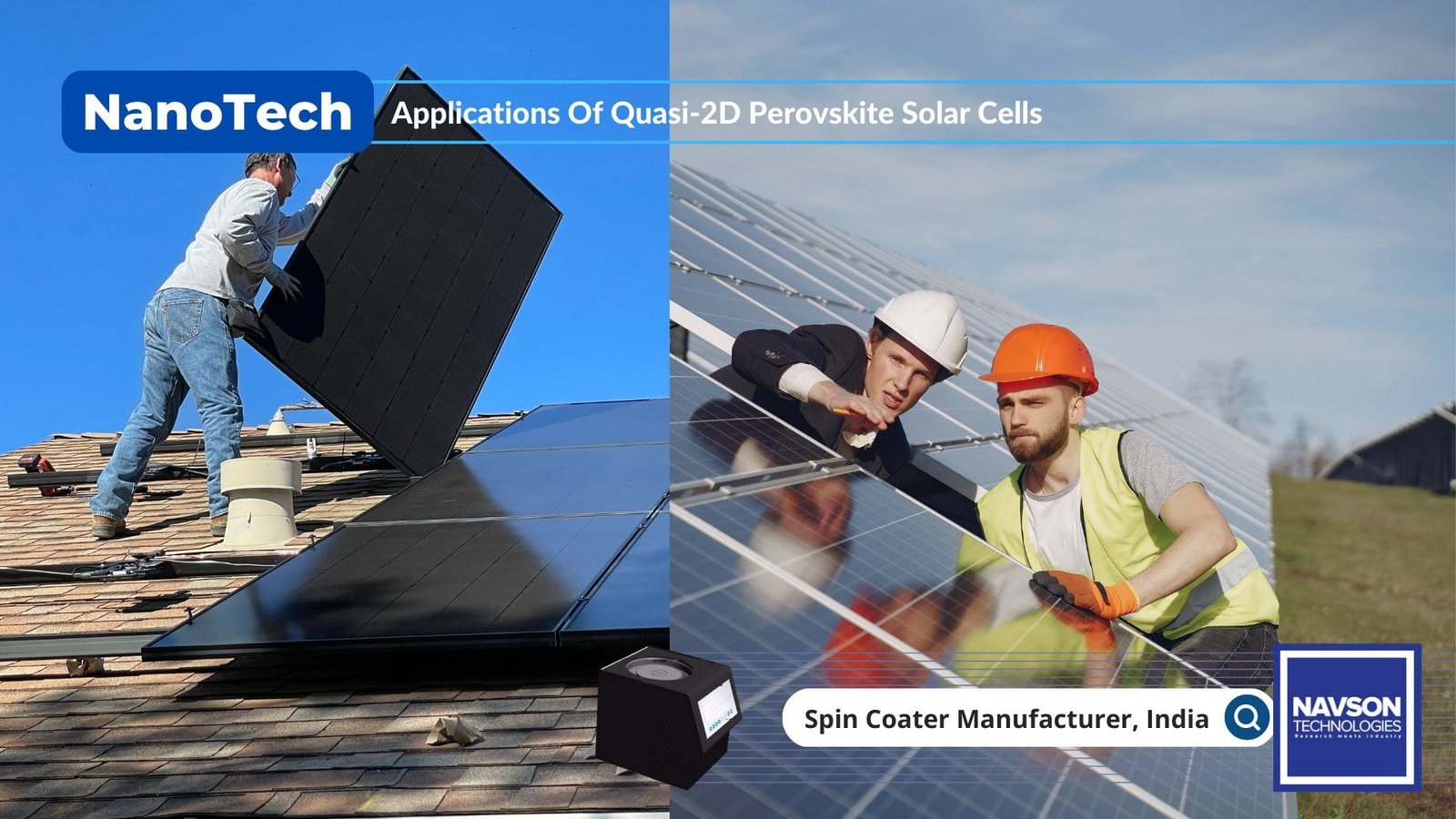 Spin Coater India For Synthesis Of Quasi-2D Perovskite Solar Cells