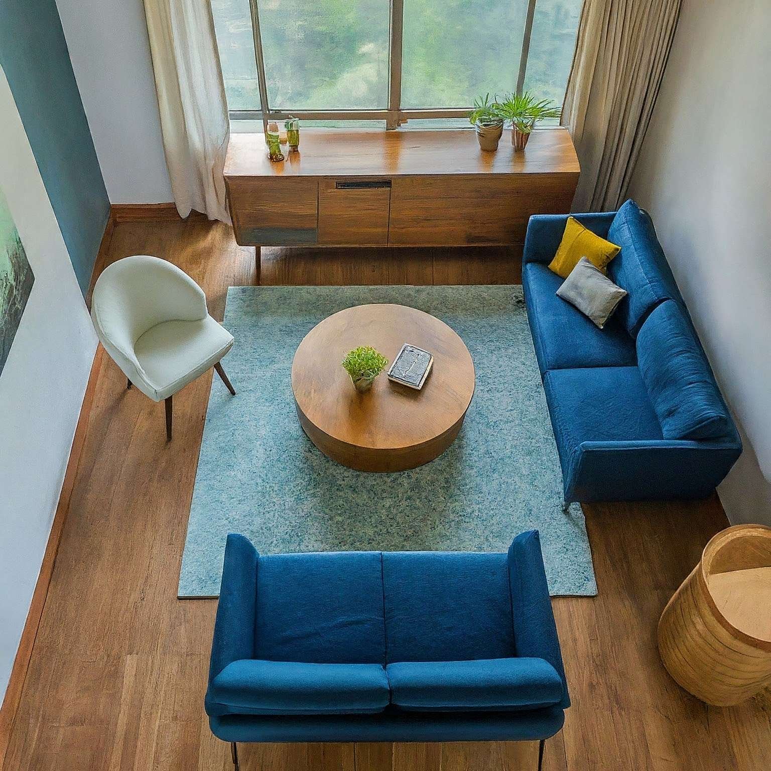 Interior Design for Living Room Makeover: Design for Family AHDF